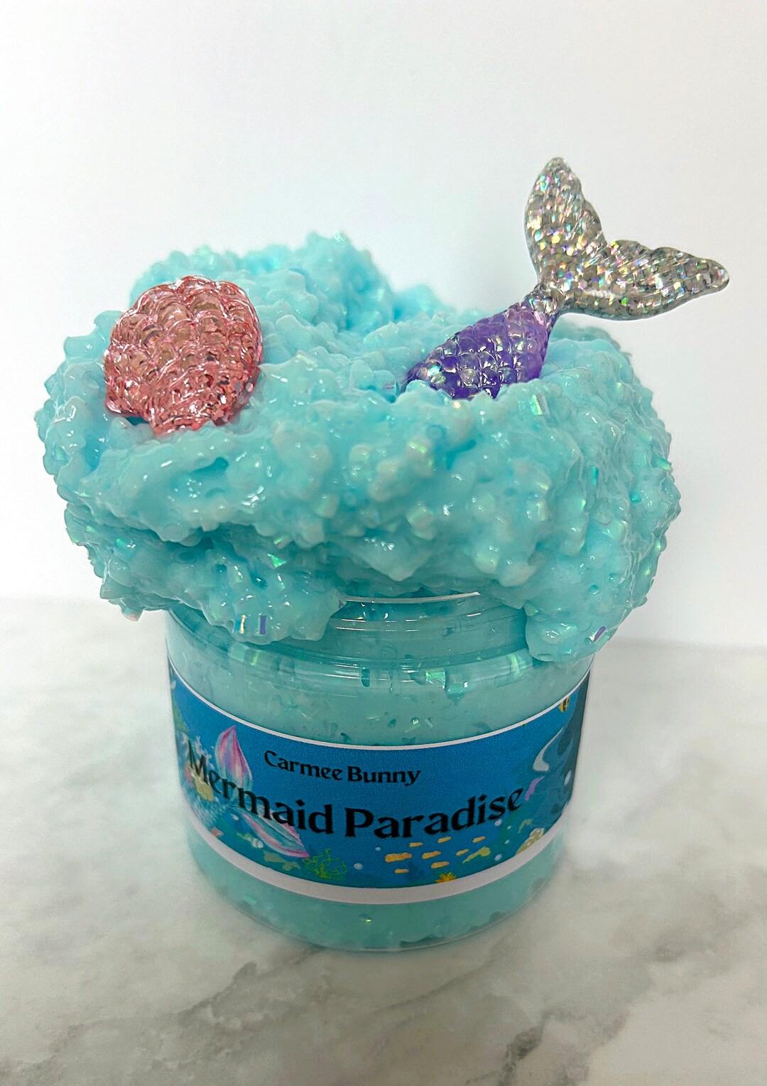 Mermaid Paradise Bingsu Slime Bingsu Beads Crunchy Slime Slime Asmr ...