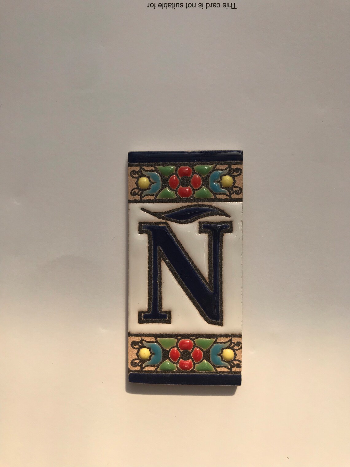 Genuine Spanish House Numbers & Letters Tiles. Ceramic Navy - Etsy UK
