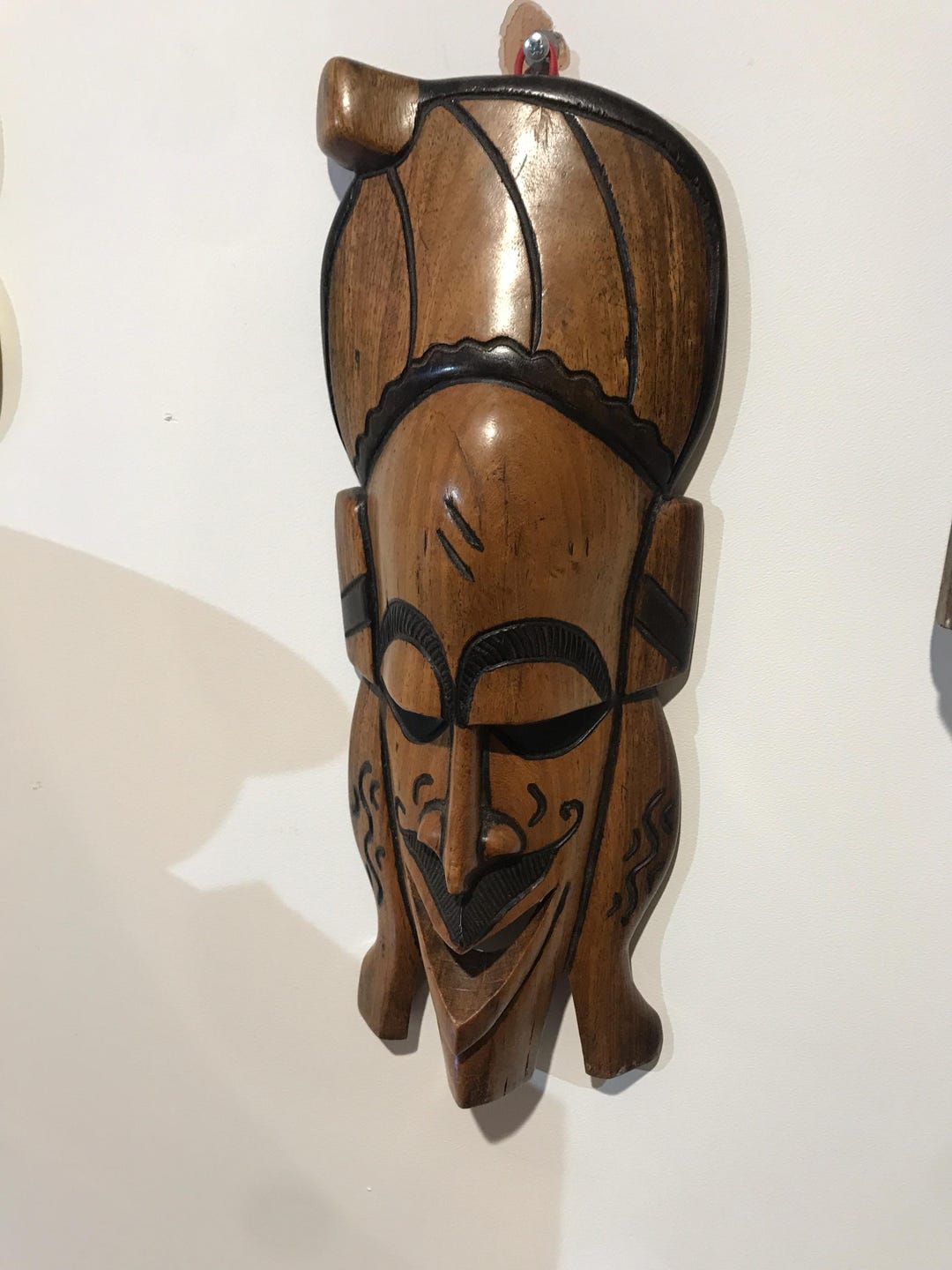 Stunning Genuine African Handmade Face Style Wooden Mask 3. Hand Carved ...