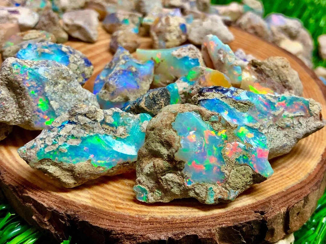 10pcs Opal Raw Crystal, Lot AAA Quality Opal Uncut Raw, Opal Rough Stone, Opal Rough Lot, Opal ...