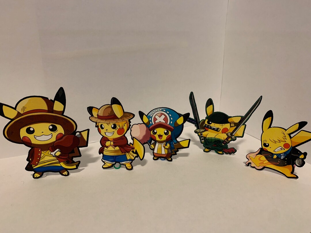 Pikachu X One Piece Stickers - Etsy