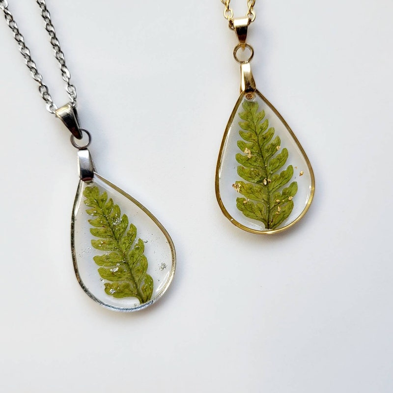 Fern Necklace - Etsy