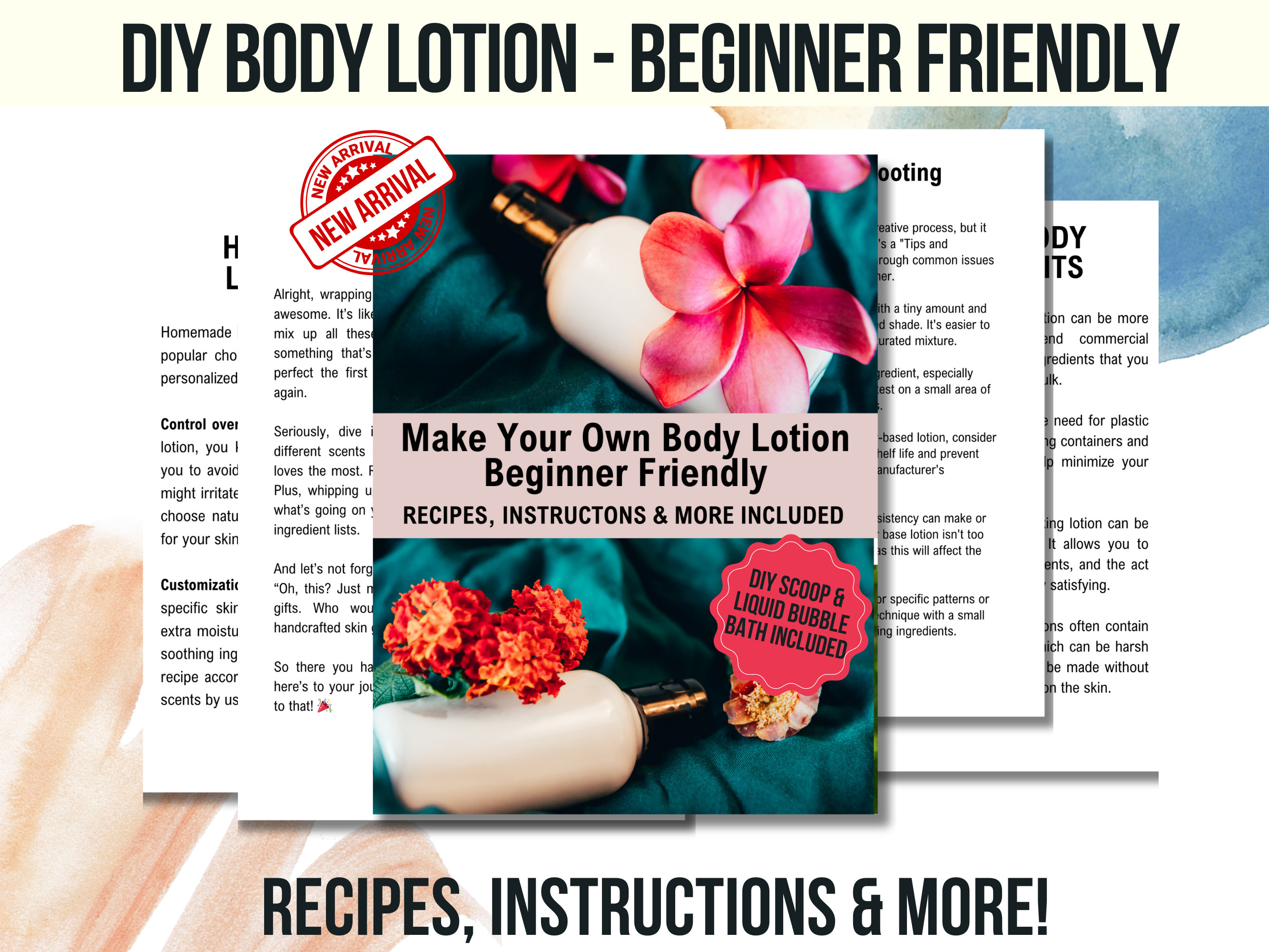DIY Lotion Recipe, Body Lotion Recipe, Homemade Body Lotion Recipe for ...