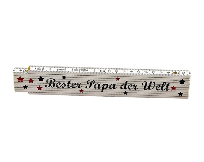 Folding Rule Meter Rule Best Dad in the World Gift Father's Day Dad ...