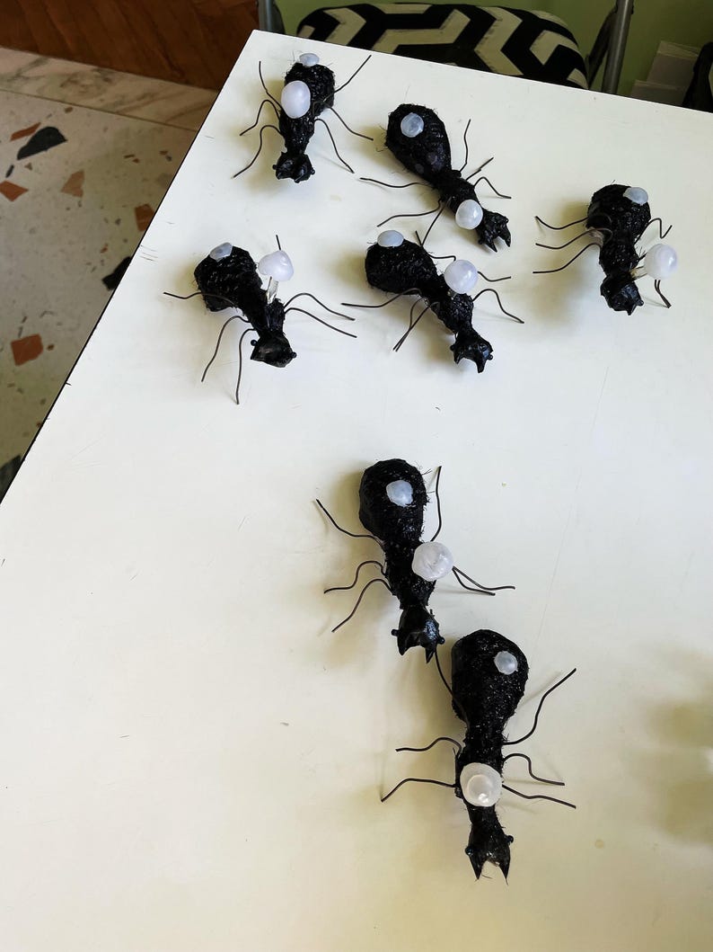 Fungal Ant Sculpture – Glow-in-the-dark Cordyceps Insect Inspired by ...