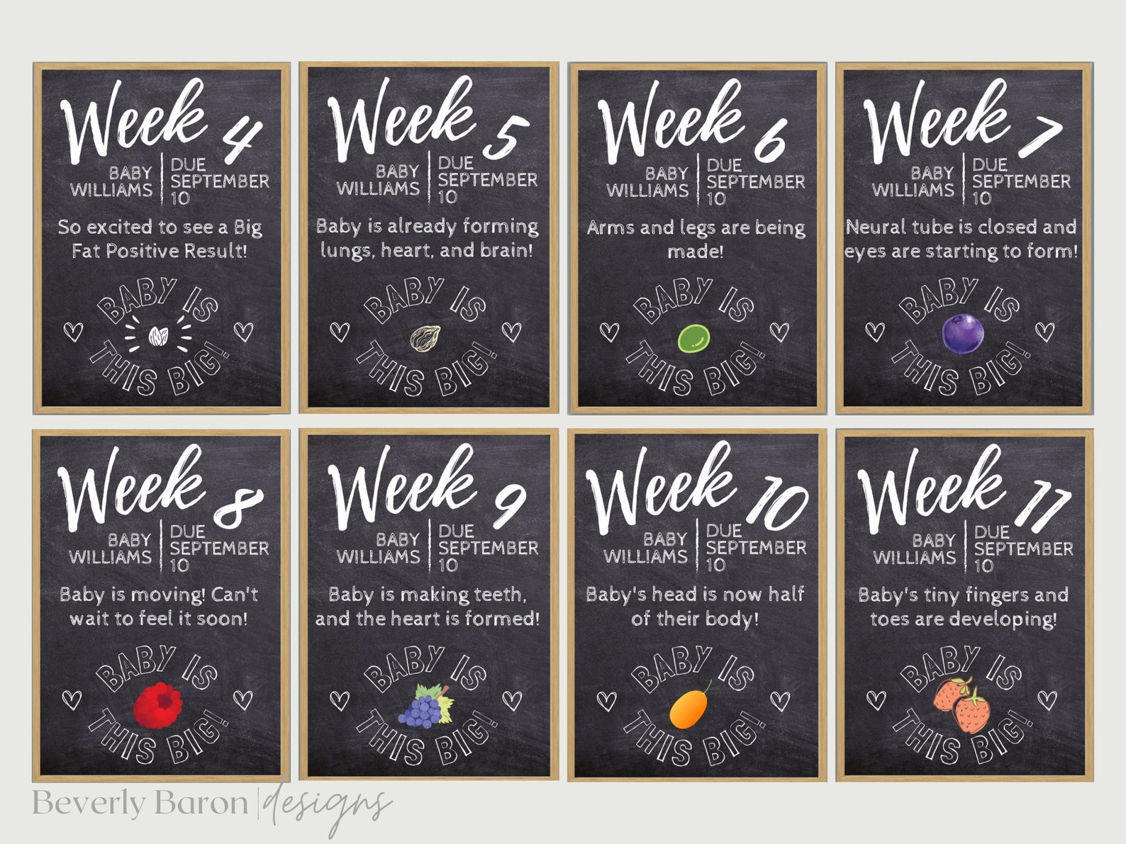 Edit Yourself Baby Bump Photo Template for Girl or Boy - Etsy