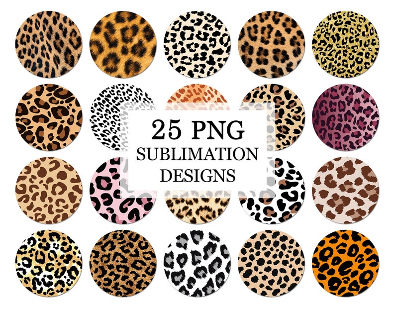 Leopard Car Coaster Png Car Coaster Designs Cheetah Car - Etsy