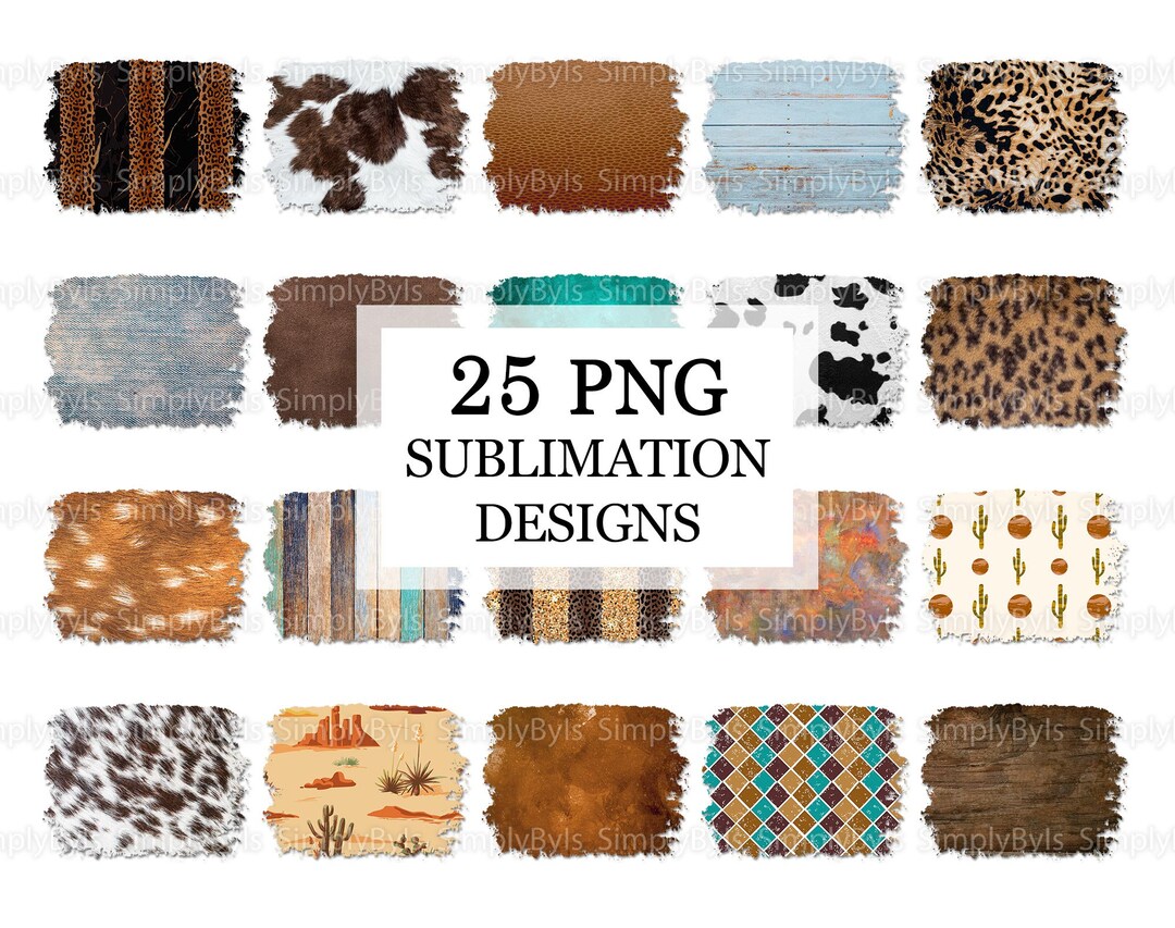 Western Sublimation Designs, Western Background Png, Leopard ...