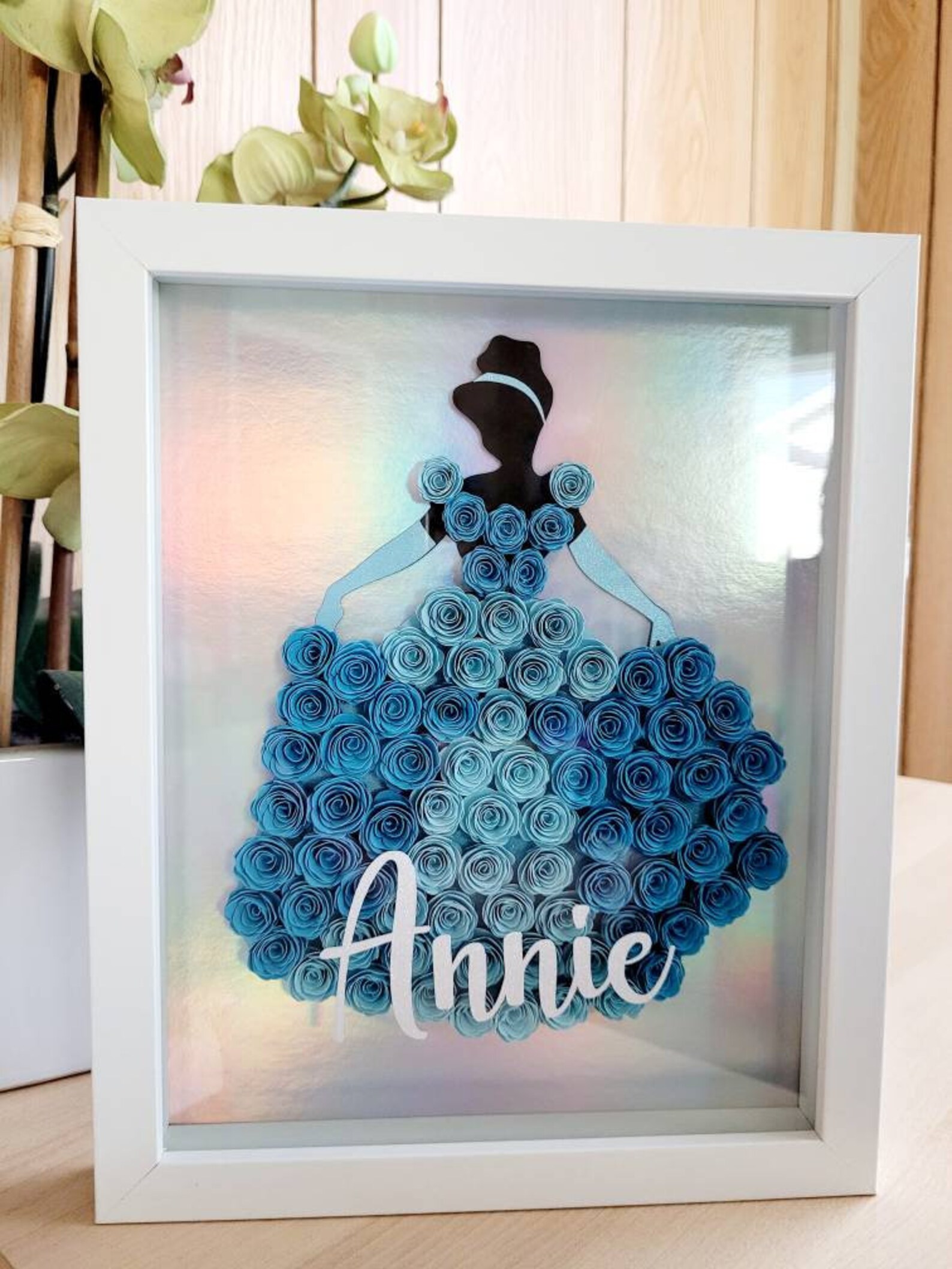 Cinderella Gift Cinderella Royal Gown Shadow Box Cinderella - Etsy