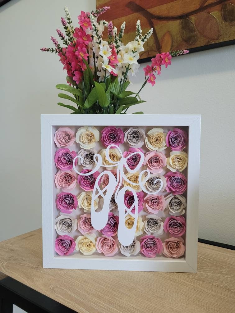 Ballet Shoes Wall Décor Ballet Frame Ballerina Shadow Box Birthday Gift ...