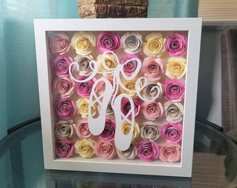 Ballet Shoes Shadow Box | Etsy