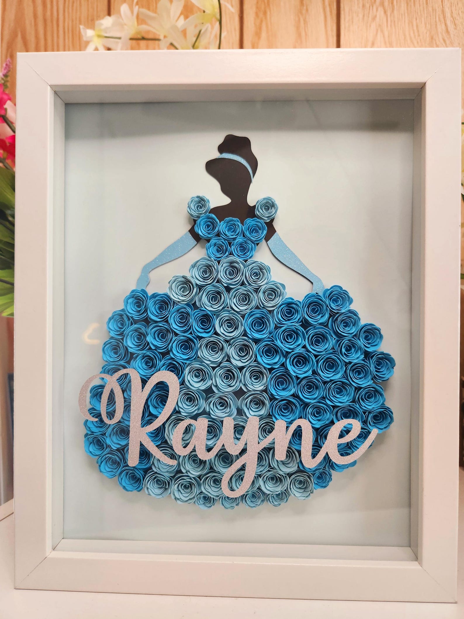 Cinderella Gift Cinderella Royal Gown Shadow Box Cinderella Gift Box ...