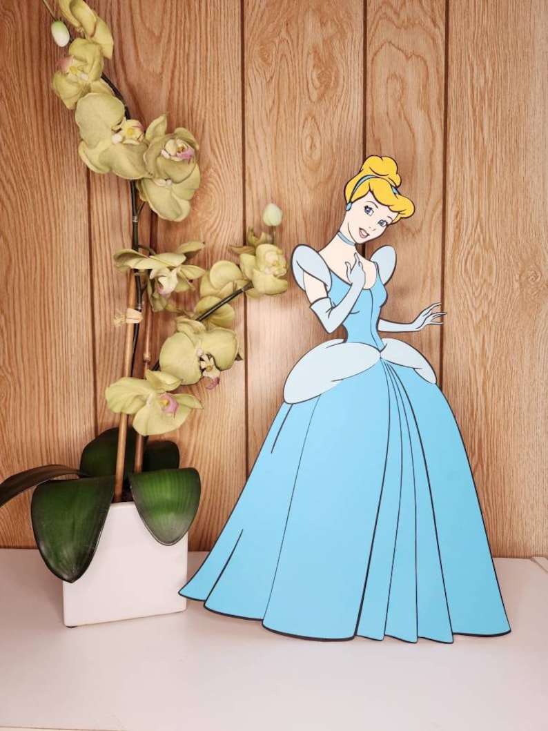 Princess Cutouts 18 Disney Princess Cutouts Decoration - Etsy