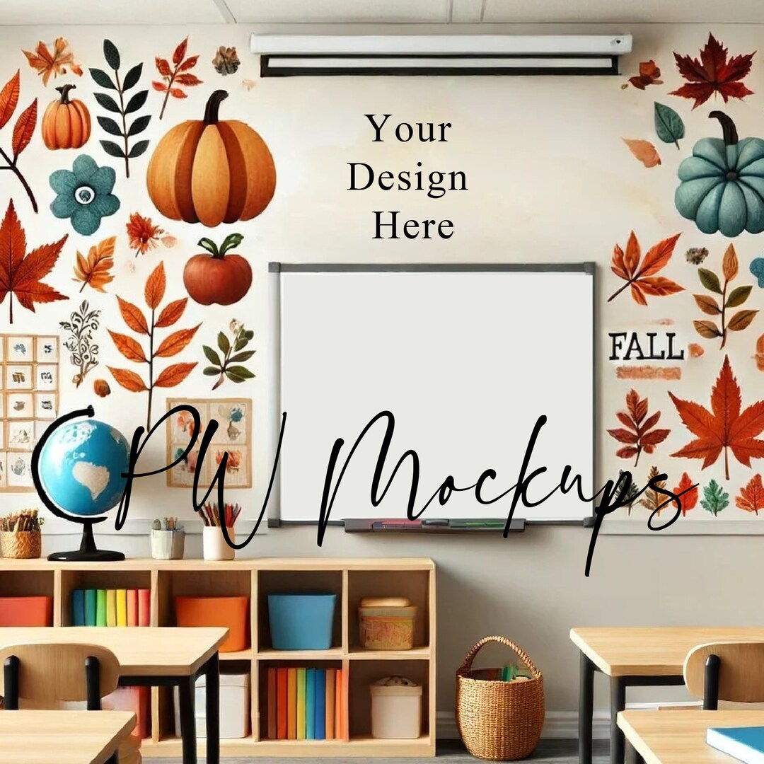 Classroom Mockup, Farmhouse Mockup, Interior Mockup, Interior Wall Art ...