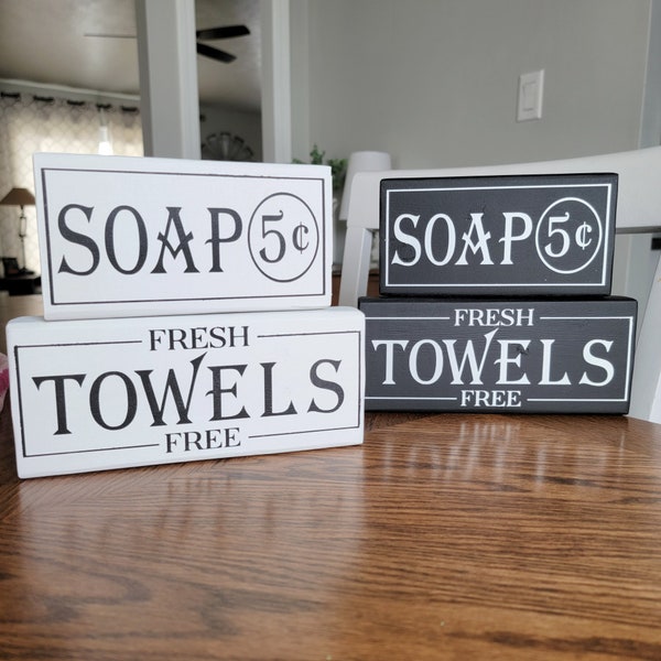 Cute Bathroom Signs - Etsy