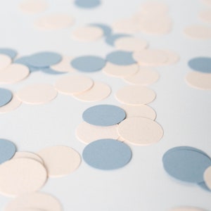 Paper Confetti Dots Light Blue and Blush Reusable, Eco-friendly ...