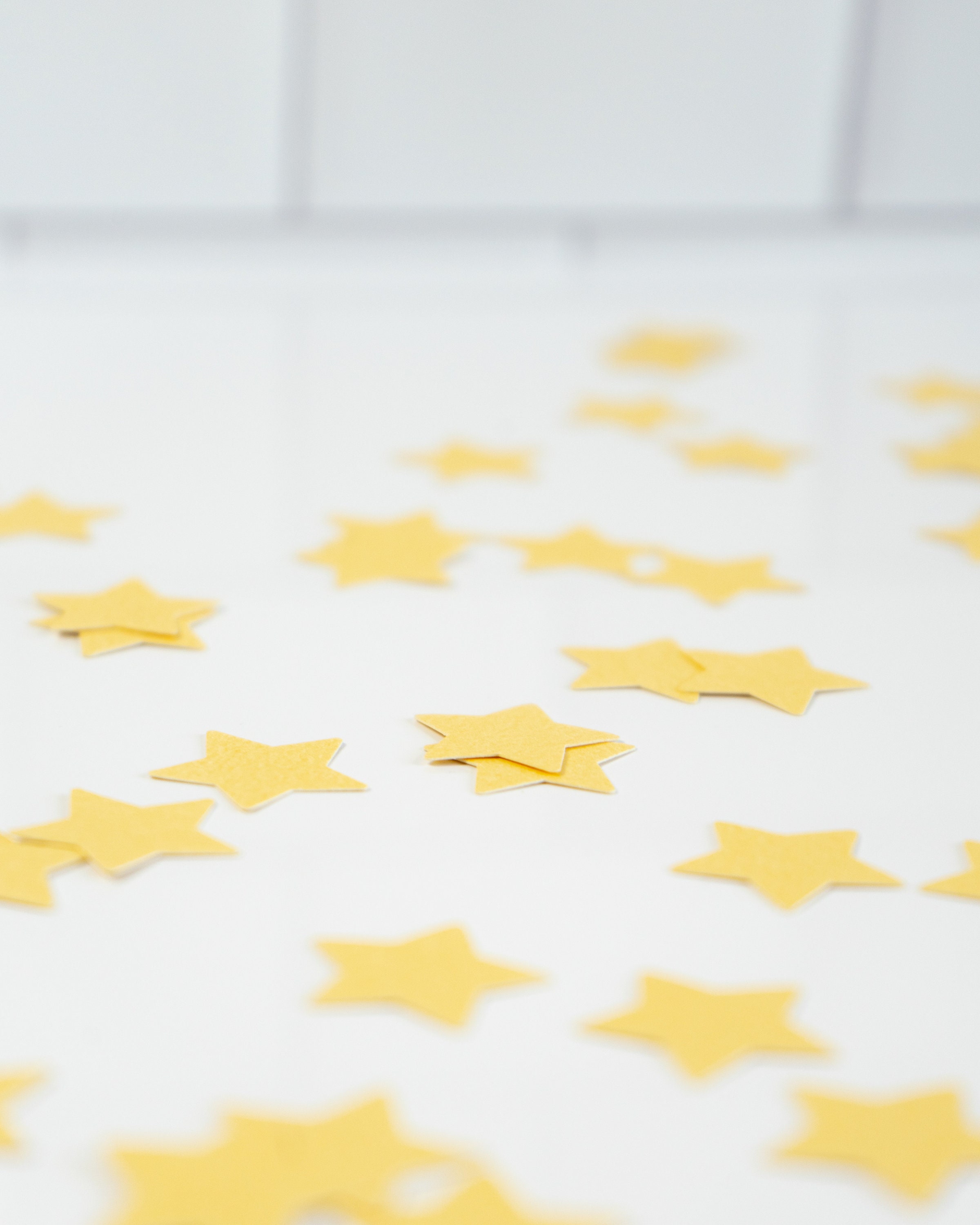 Paper confetti stars shimmer gold reusable eco-friendly | Etsy