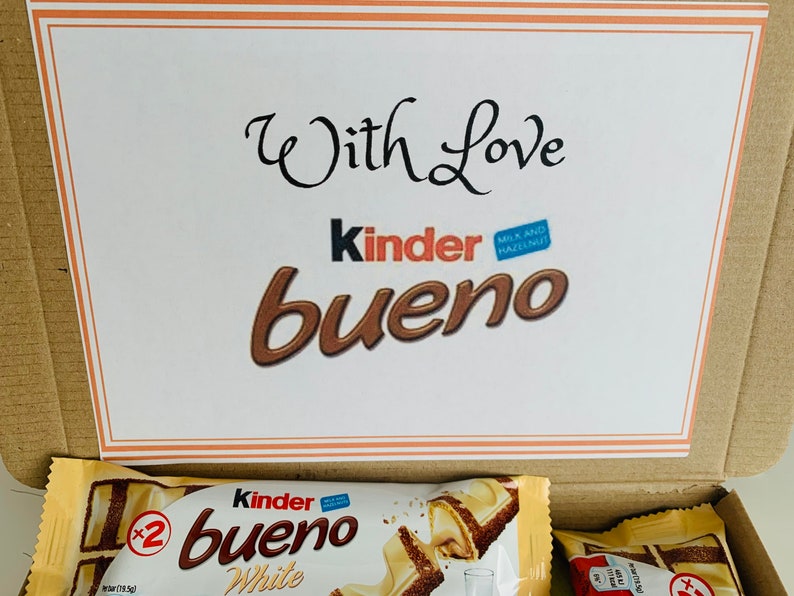 Kinder Bueno White Chocolate Gift Box - Etsy