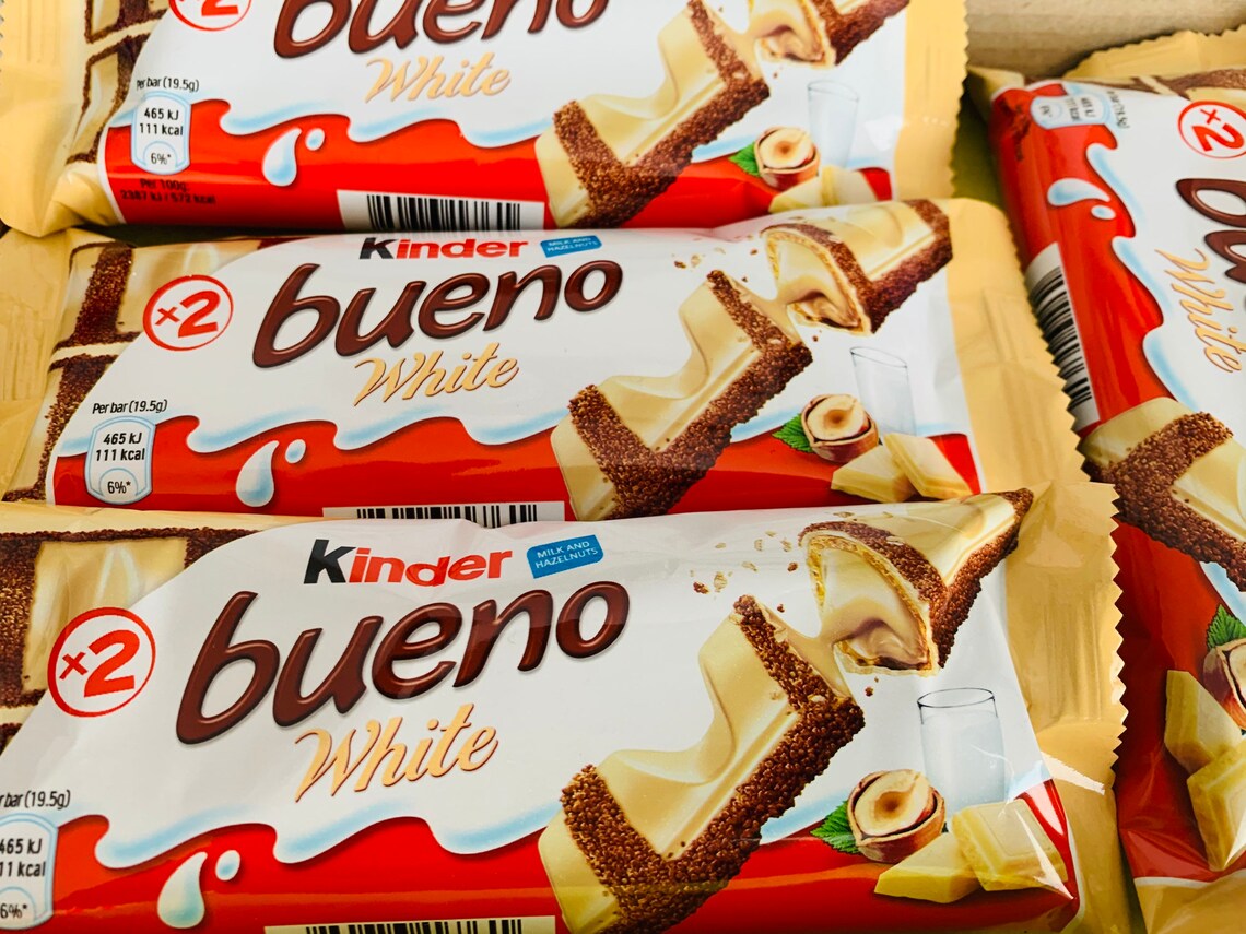 Kinder Bueno White Chocolate Gift Box - Etsy