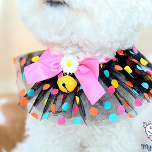 Cat Dog Bib Collar, Pet Bib Scarf Bandana Necklace Adjustable, Princess ...