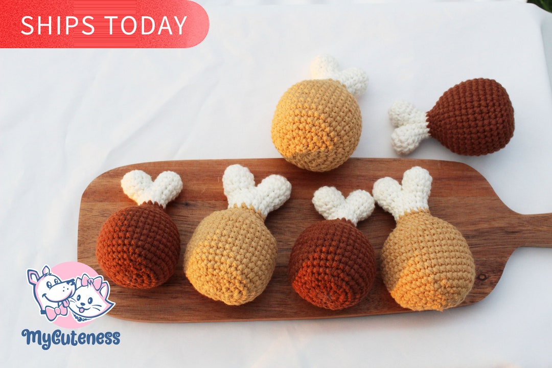 Crochet Turkey Leg Stuffed Toy Crochet Chicken Leg Stuffed - Etsy