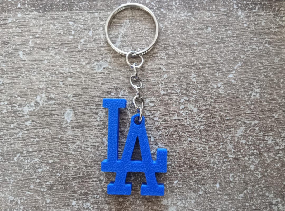 LA Dodger Logo Keychain Souvenir. Blue Made From Resin. New. - Etsy
