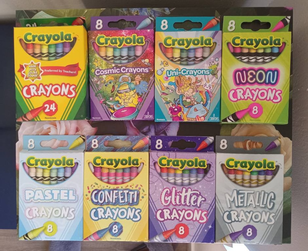 The Ultimate Coloring Collection. Non-toxic Crayons in Various Coloring ...