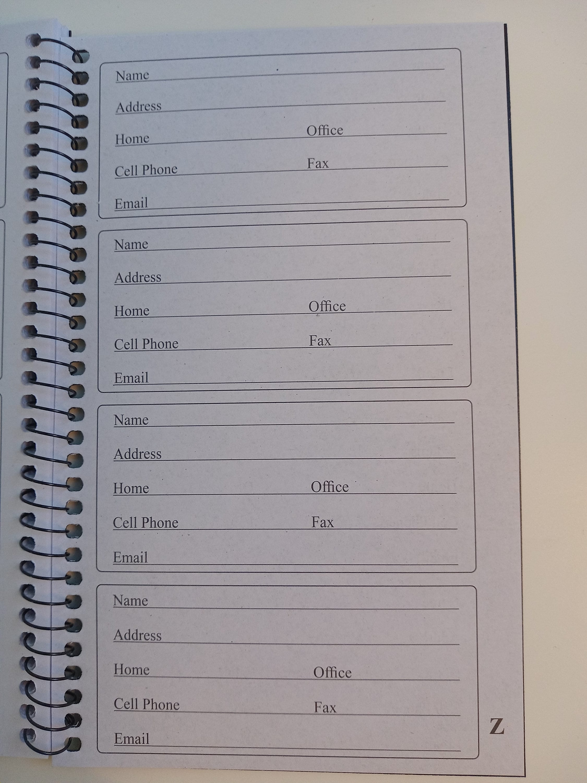 Address and Telephone Book - Etsy