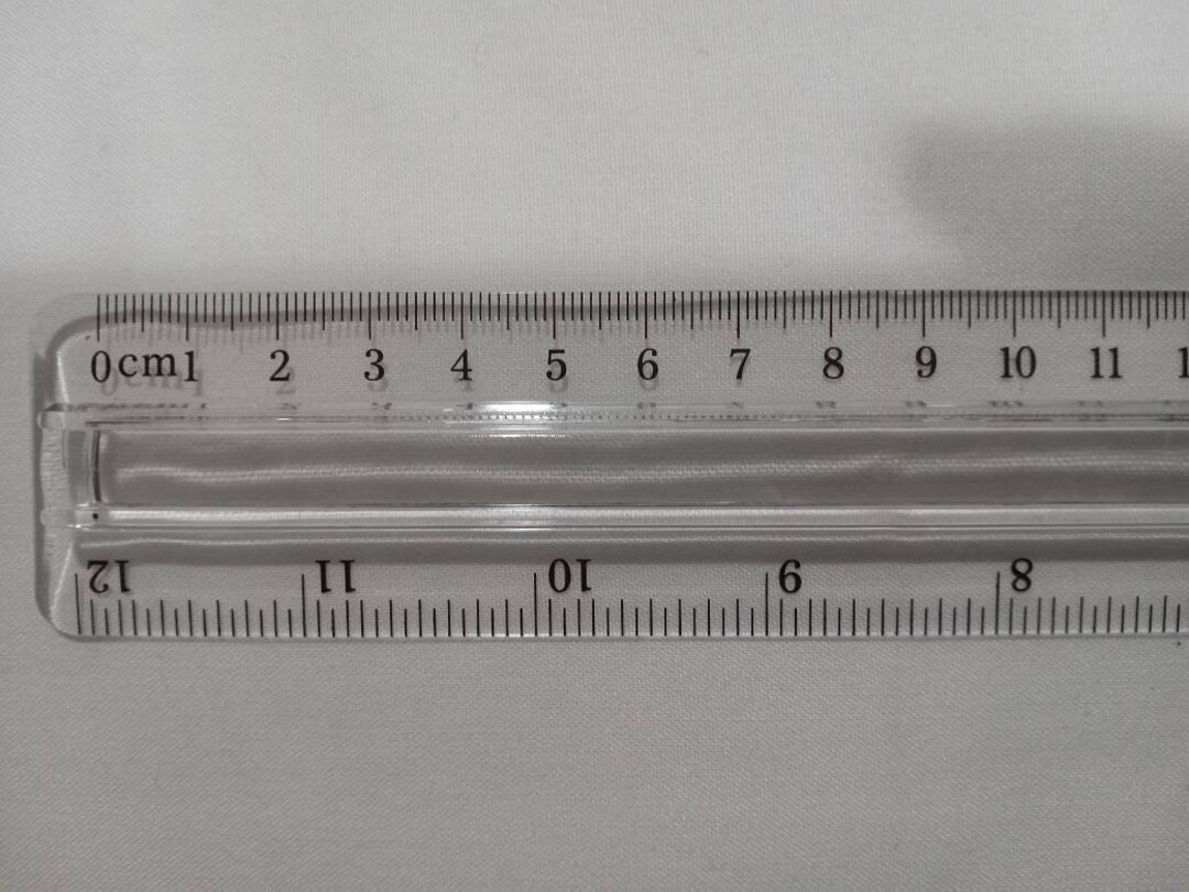 Crystal Clear Magnified Ruler. 12 Inches/30 Centimeters. New. - Etsy
