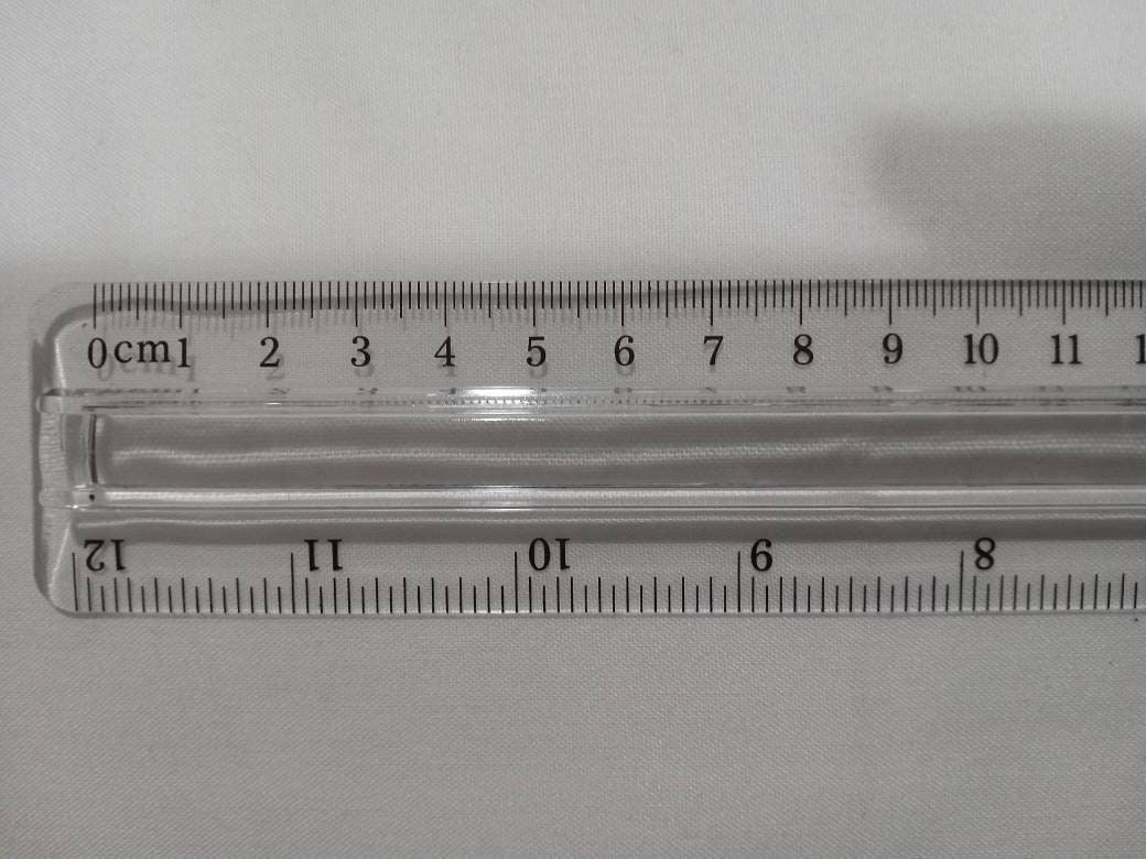 Crystal Clear Magnified Ruler. 12 Inches/30 Centimeters. New. - Etsy