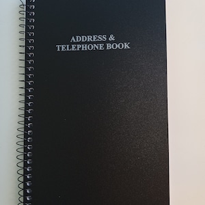 Address and Telephone Book - Etsy