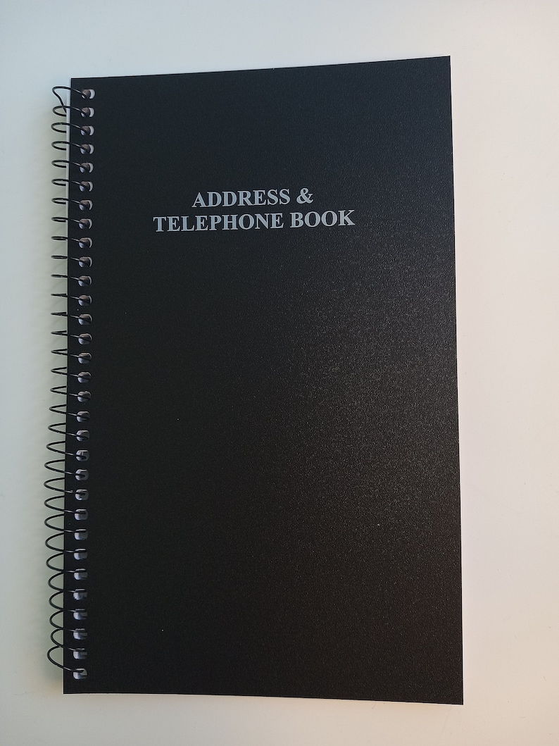 Address and Telephone Book - Etsy