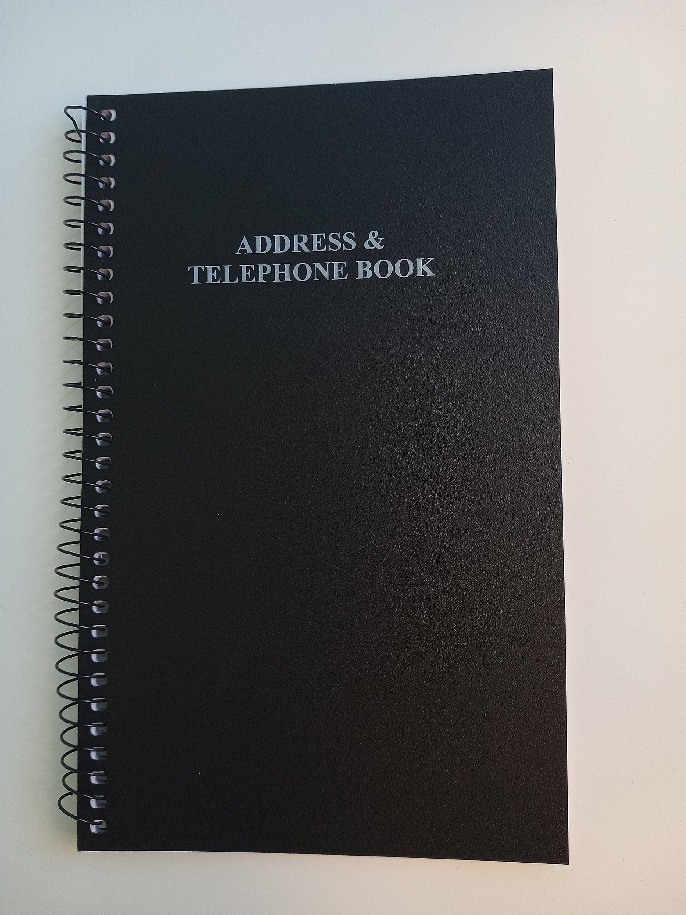 Address and Telephone Spral Binder Book - Etsy