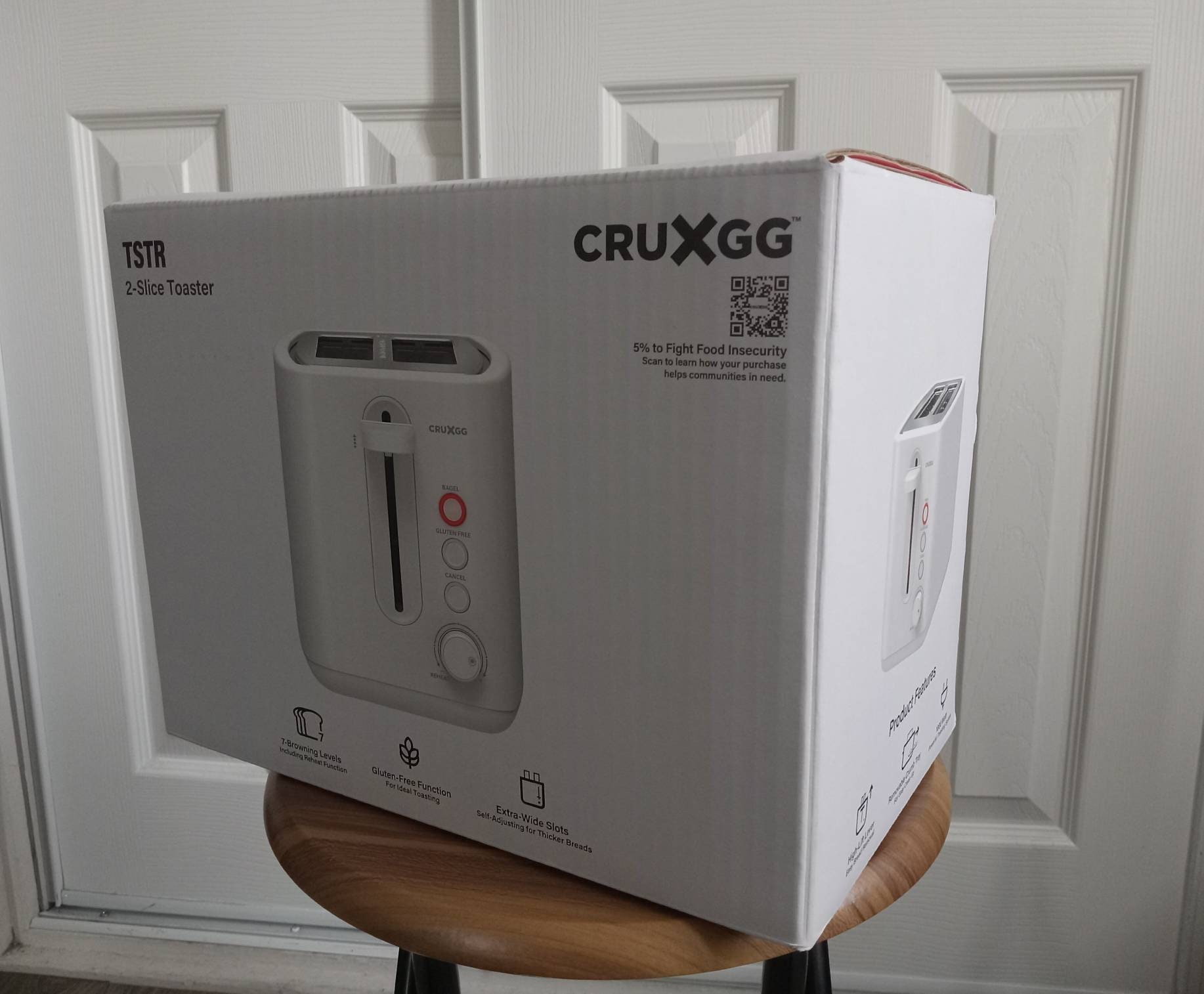 The CRUXGG 2-slice Toaster in White. New in Box. - Etsy