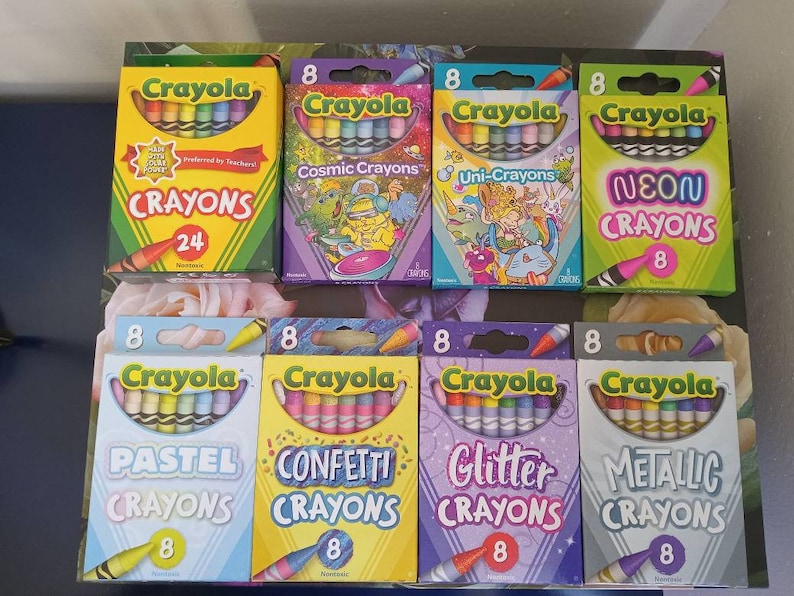 The Ultimate Coloring Collection. Non-toxic Crayons in Various Coloring ...