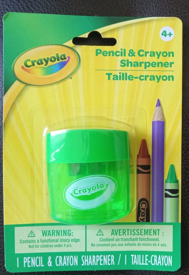 Crayola Crayon and Colored Pencil Sharpener in Green. New. - Etsy