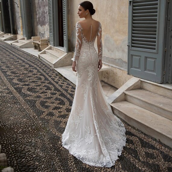 Sheer Wedding Dresses