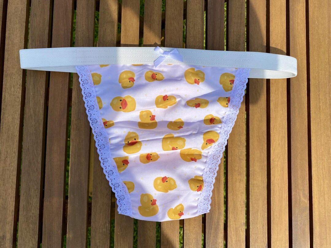 Handmade Tucking Thong, Gaff, Rubber Ducks and Satin Tv Cd - Etsy