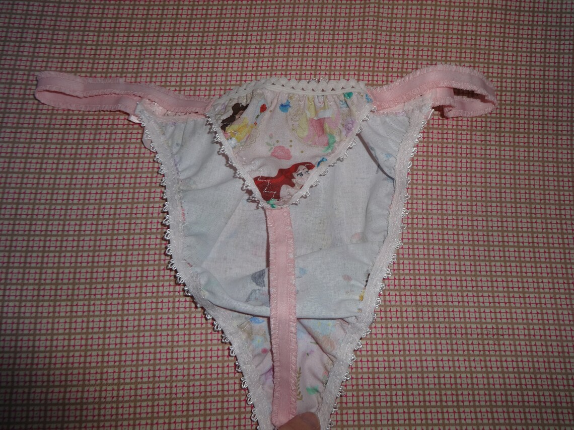Handmade Disney Princess Thong Panties Knickers Pastel Pink Etsy