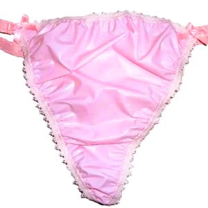 Handmade PVC Thong Panties - Pastel Pink Lingerie, Sissy Fetish - Etsy