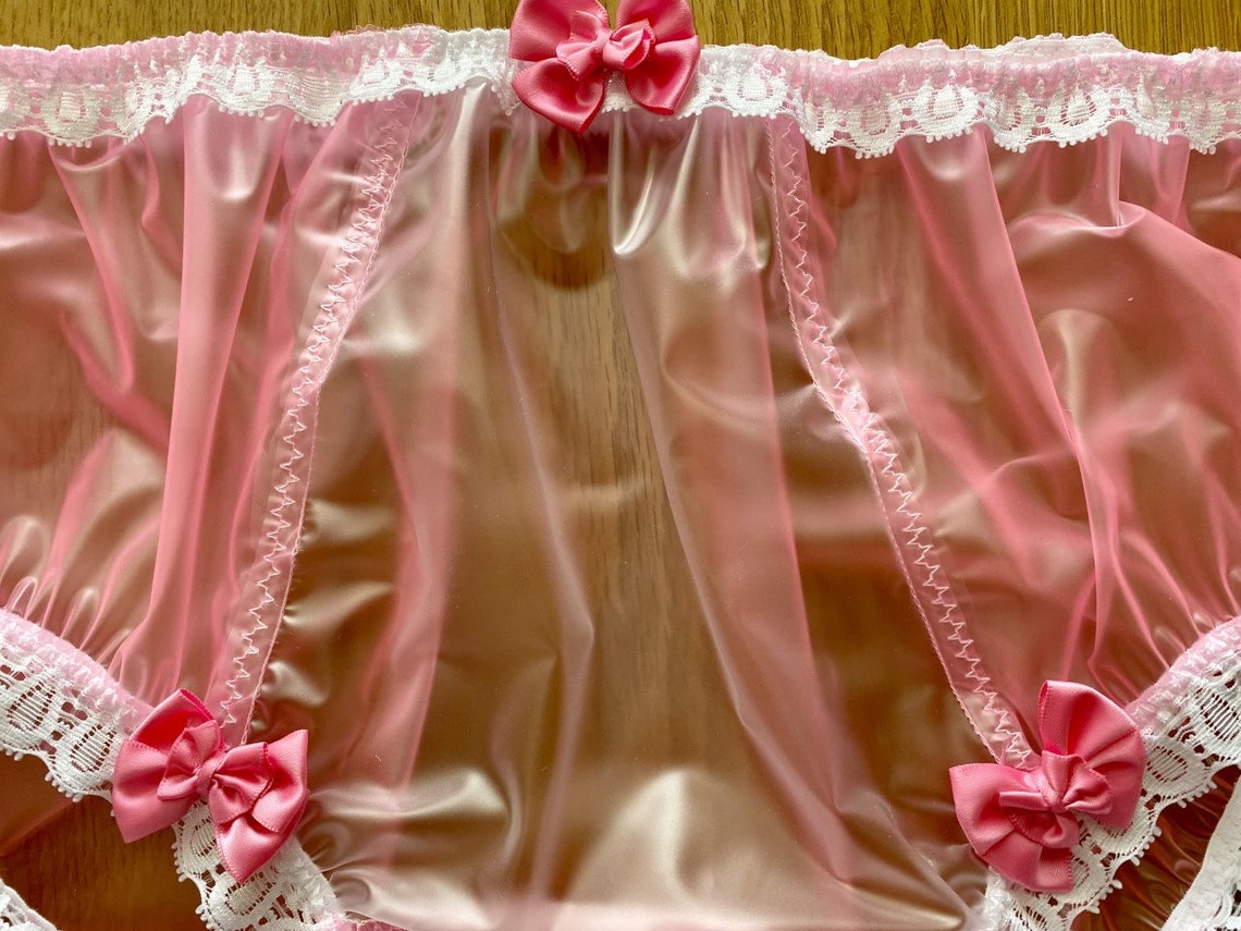 Sissy Pink & Clear Pvc Panties Knickers Waterproof Plastic - Etsy