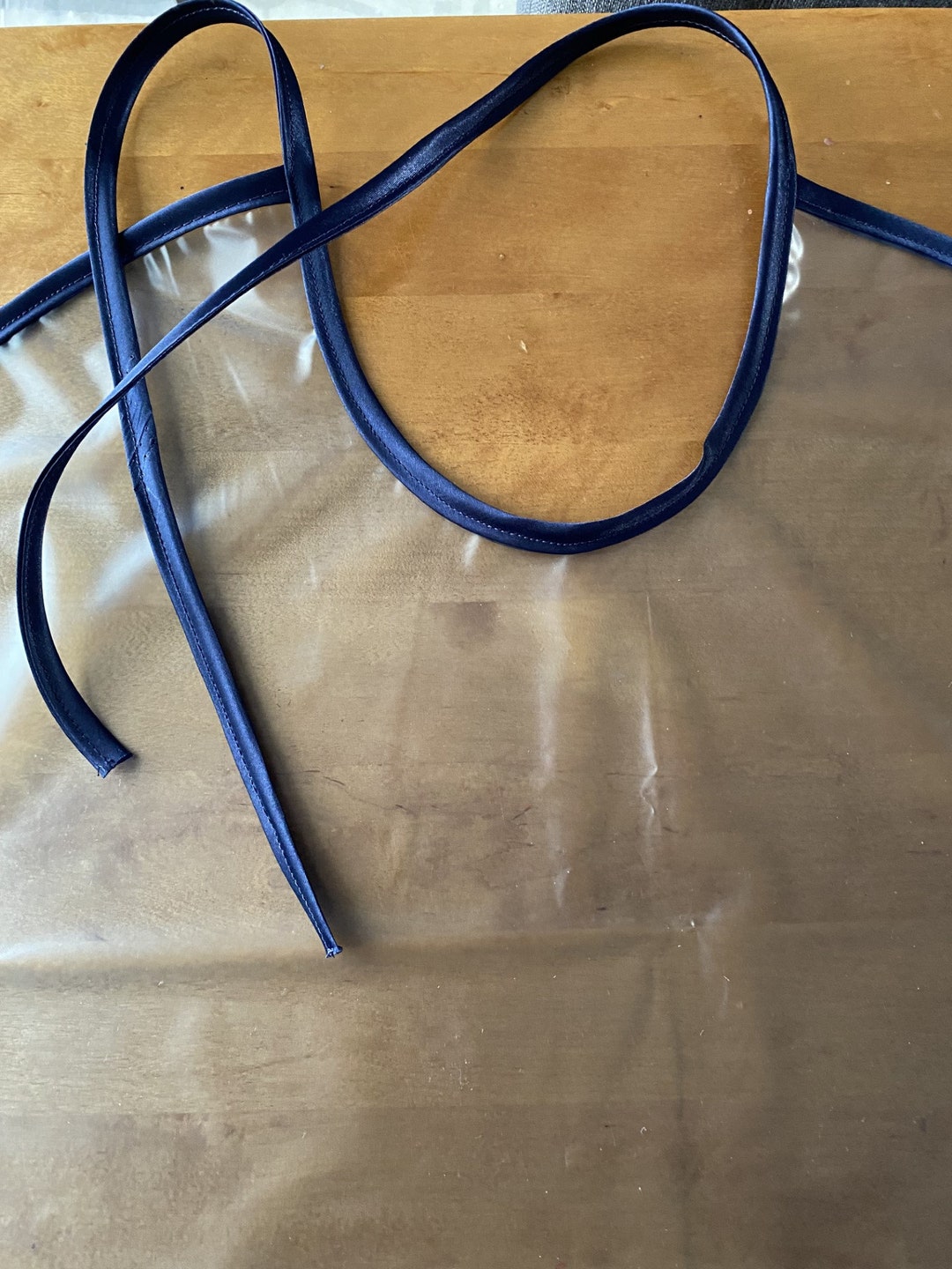 Adult Baby Bib in Blue Pvc With Pocket Abdl Fetish Large Male or Female ...