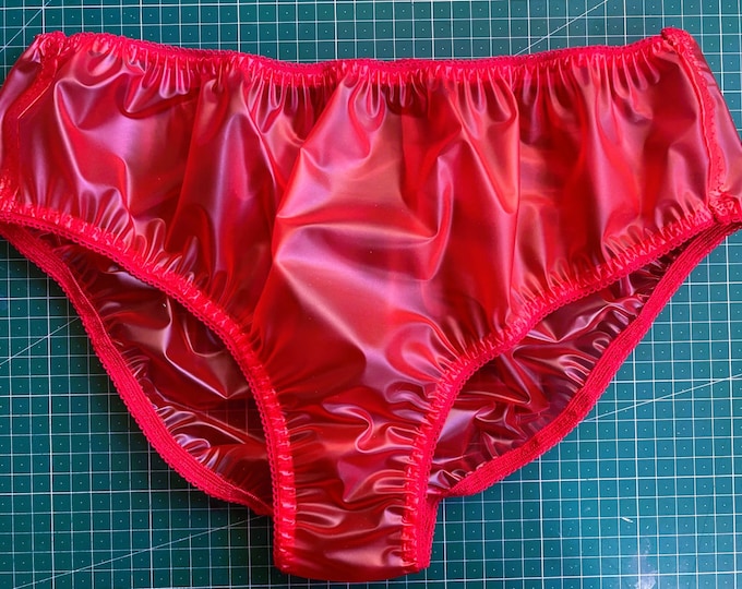 Men's Latex Rubber String Bikini Brief Tanga SEAMLESS Body Hug Tanga ...