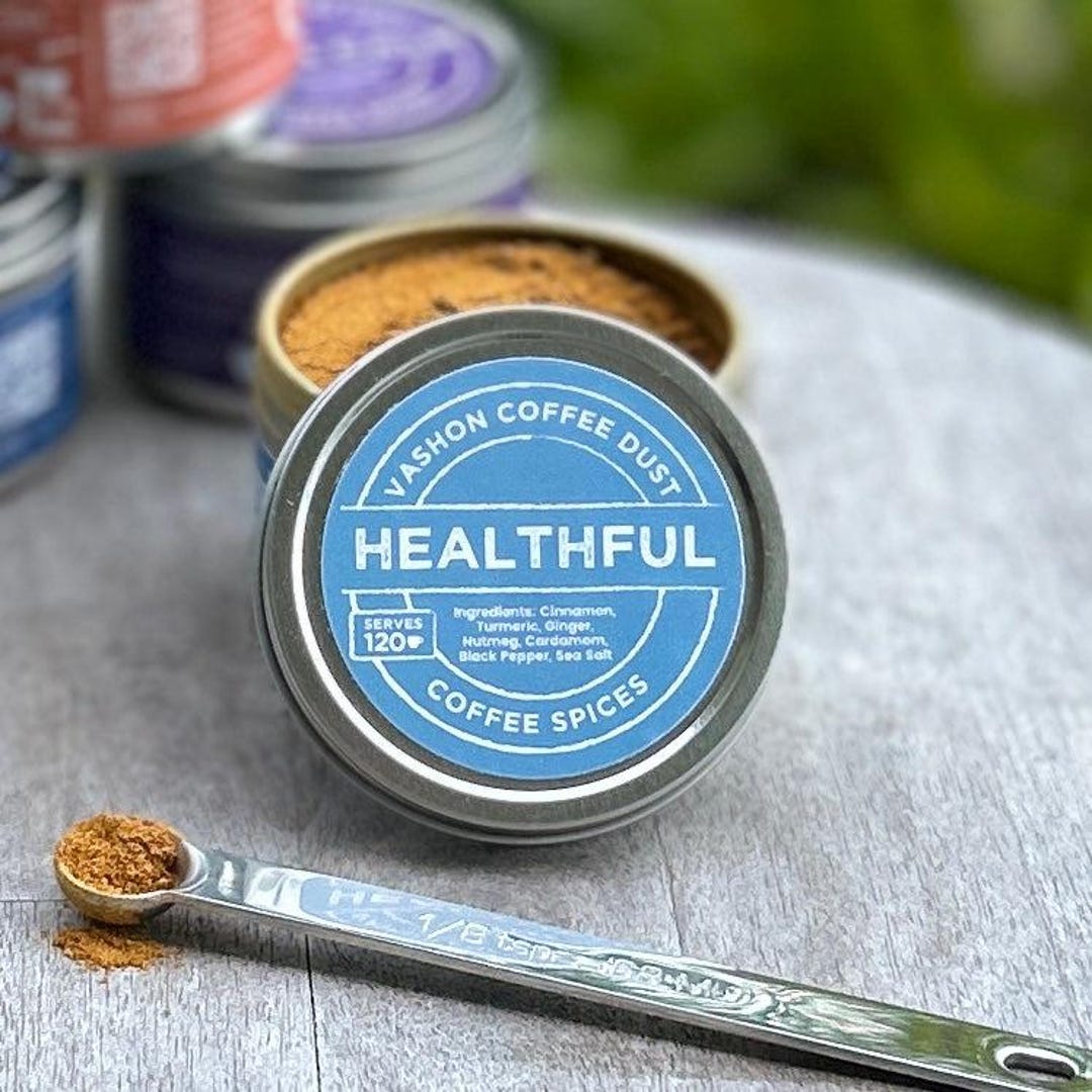 Healthful Coffee Dust: Spice Blend With Cinnamon, Turmeric - 120 ...