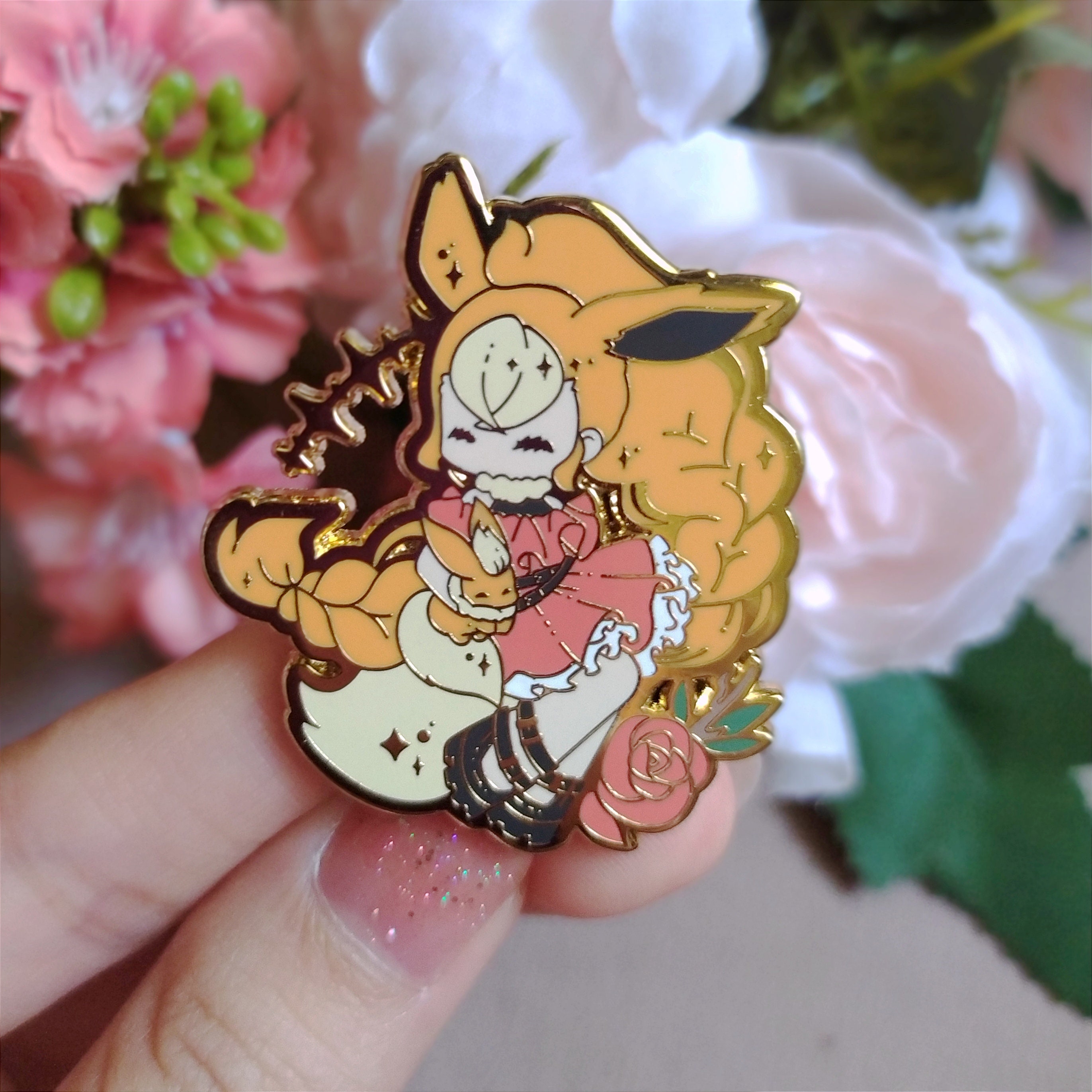 Eeveelution Enamel Pin Flareon - Etsy