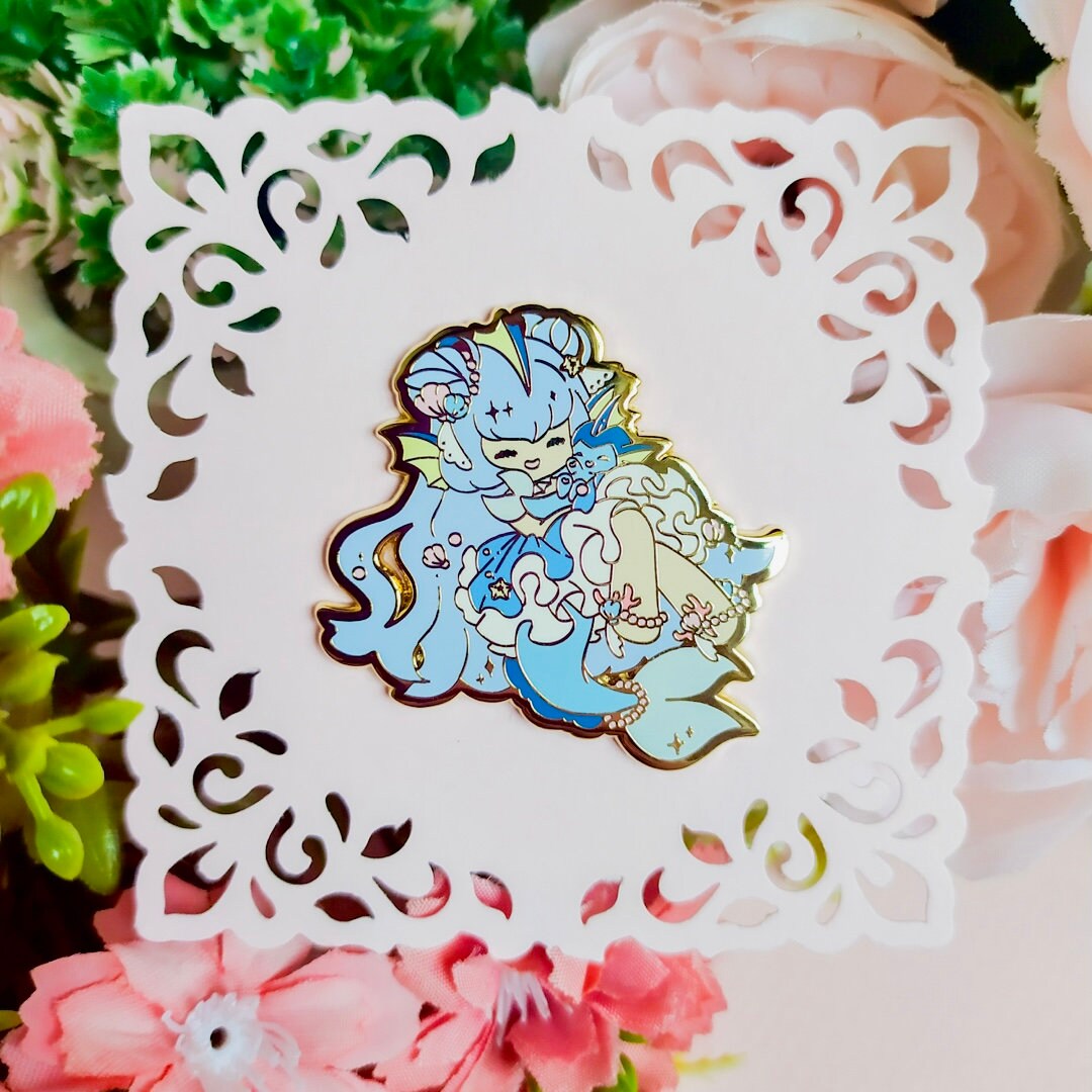 Eeveelution Enamel Pin Vaporeon - Etsy