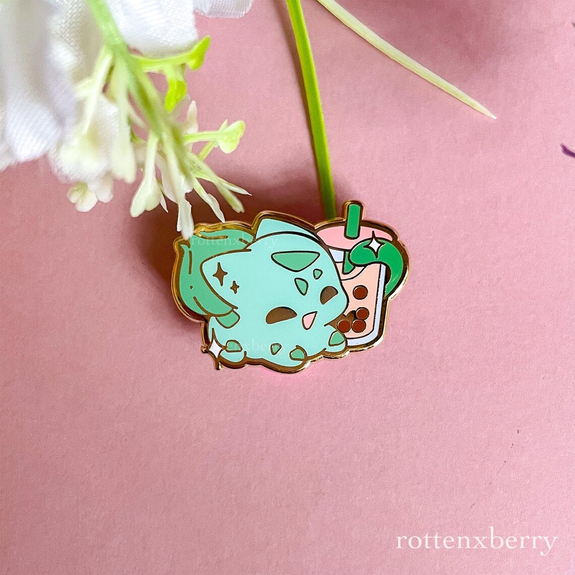 Bobasaur Hard Enamel Pin - Etsy