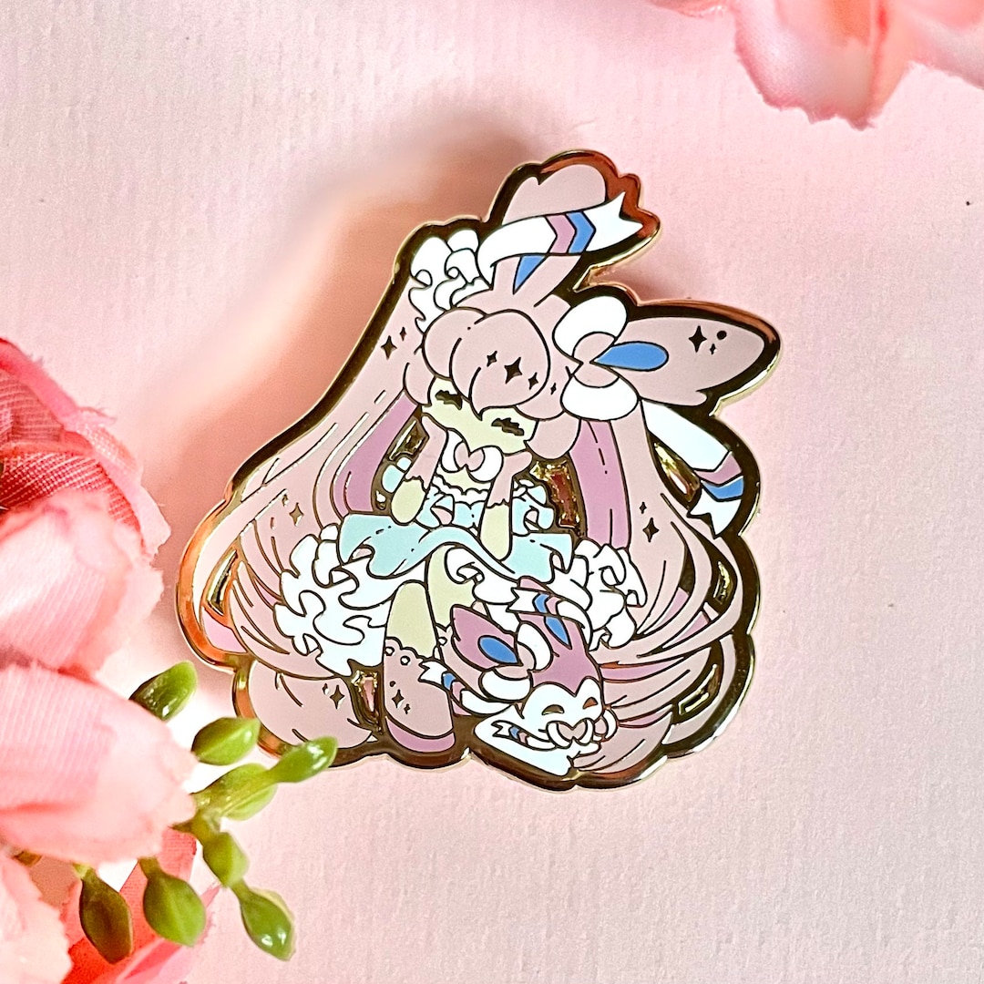 Eeveelution Enamel Pin Sylveon - Etsy