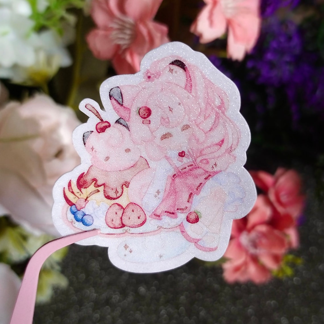 Clefairy and Clefa watercolor stickers - Etsy México