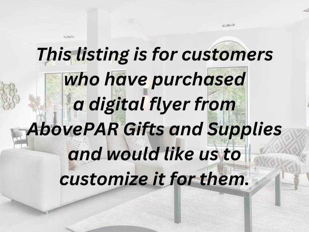 Let Us Do It - Custom Flyer - Etsy